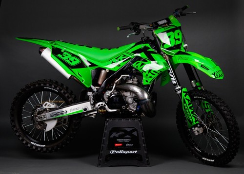 Graphics Kawasaki KX 125 250 2003 2004 2005 2006 2007 2008 Polisport ...