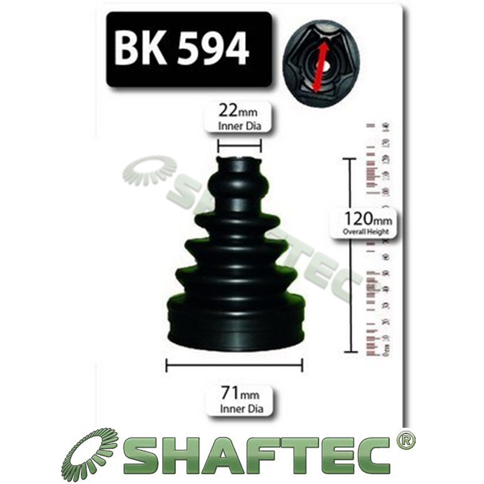 GENUINE SHAFTEC INNER CV BOOT KIT FOR ALFA ROMEO 147 156 GT | eBay UK