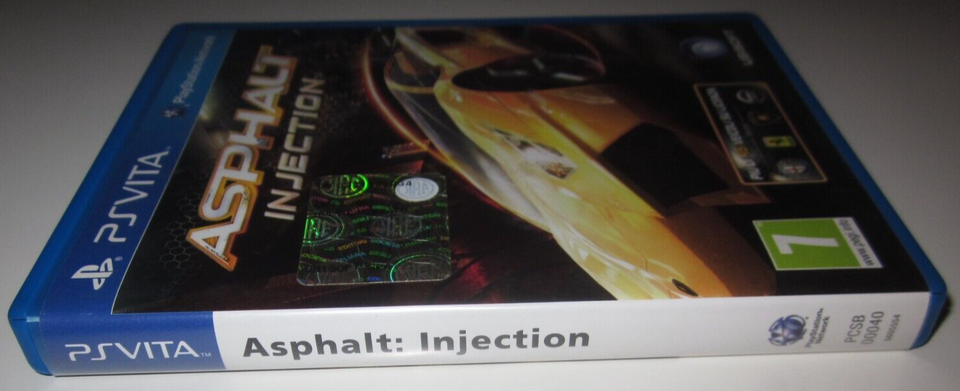 ASPHALT INJECTION-PAL-ITALIANO-SONY PS VITA-COMPLETO-OTTIM STATO RARITA ...