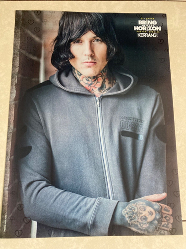 Oli Sykes/Jordan fish Double Sided Poster - Kerrang! Bring Me the ...