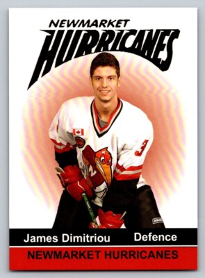 James Dimitriou 2005-06 Newmarket Hurricanes | eBay