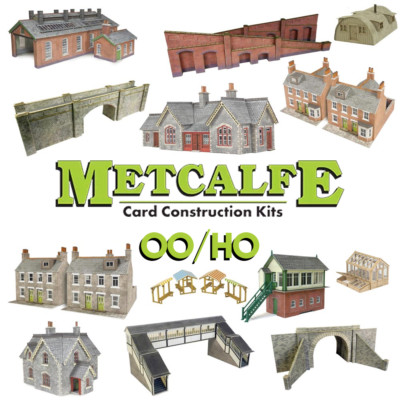 Metcalfe Model Railway Buildings/Walls/Scenics OO Gauge Card Kits ...