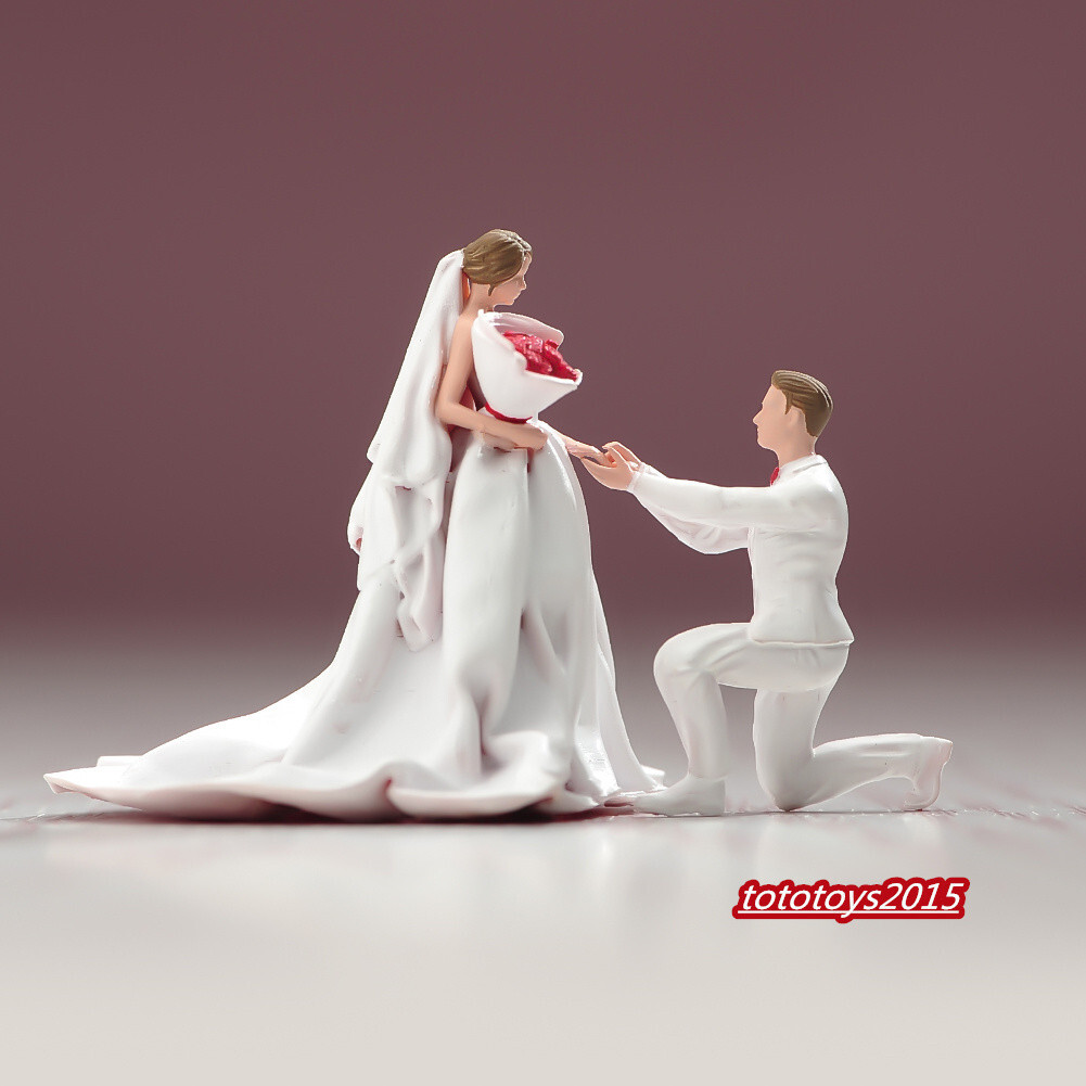 Wedding Groom Miniatures Wedding Cake Topper Bride And Groom Figurines
