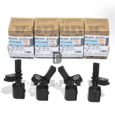 Genuine 4 x ABS Speed Sensor For VW AUDI WHT003860 WHT003861 WHT003862 ...