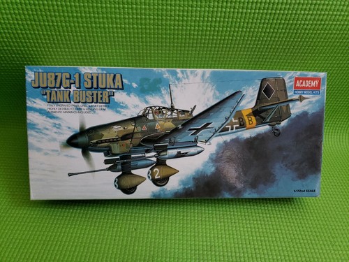 Academy 12450 Ju87G Stuka Tank Buster 1/72 Scale Plastic Model Kit 2002 ...