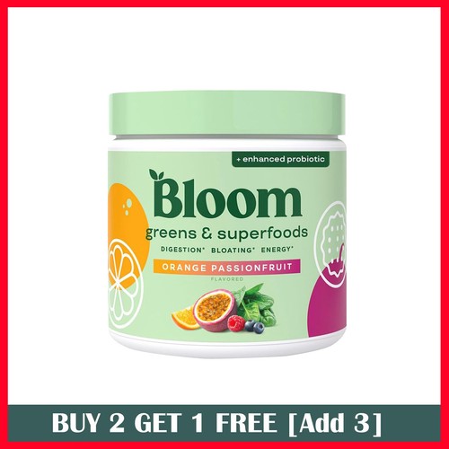 Bloom Nutrition Superfood Greens Powder Digestive Enzymes with ...