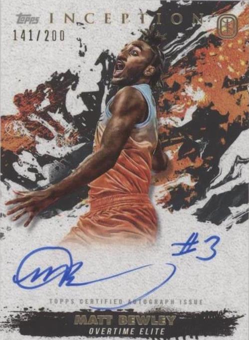 2021-22 Topps Inception OTE Overtime Elite - Inception Autographs Matt ...