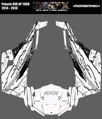 2014 - 2018 Polaris RZR XP 1000 Graphics Kit D53-4 Wild | eBay