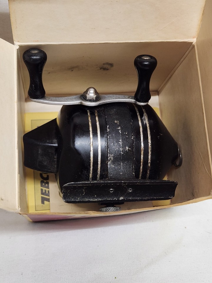 Vintage 1950's ZEBCO MODEL 606 FISHING SPINNING REEL W/ ORIGINAL BOX ...