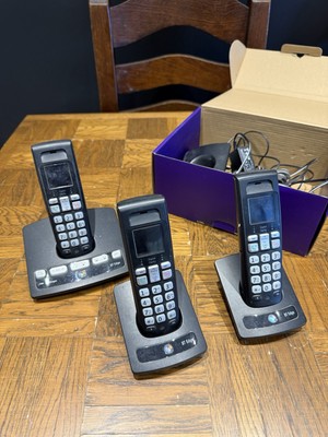 BT Edge Home Phone with Answer Machine Handset Trio | eBay UK