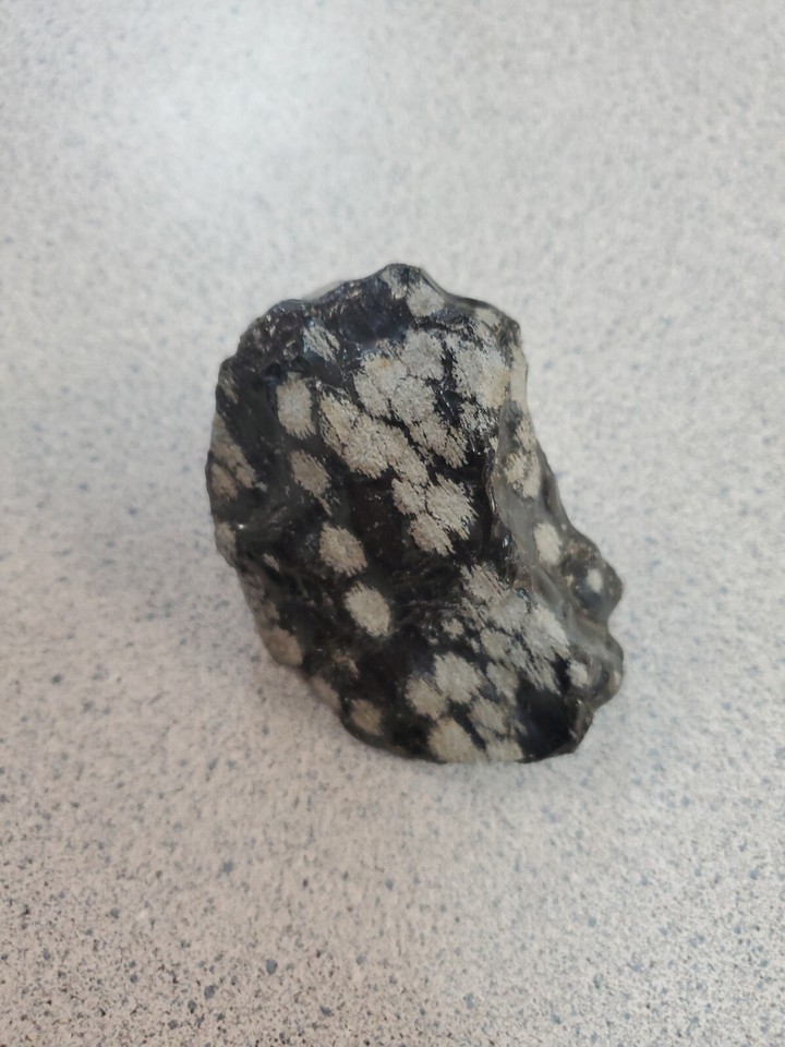 Obsidian Snowflake Stone 263 Grams | eBay