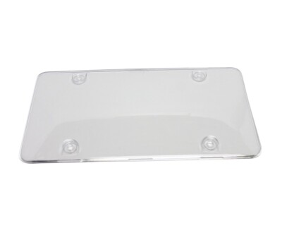CLEAR SHIELD LICENSE PLATE FRAME COVERS PROTECTORS FOR YOUR CARS -2PCS ...
