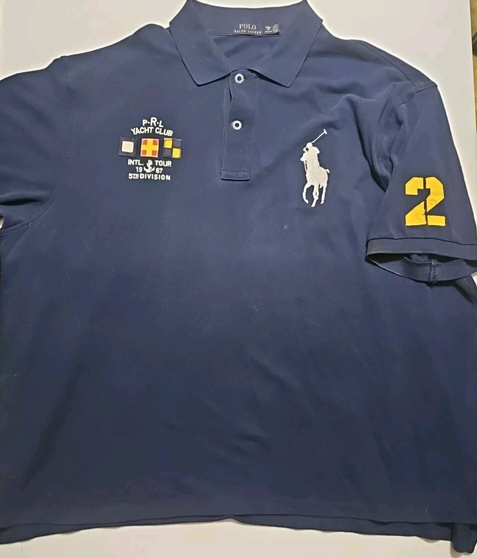 Polo Ralph Lauren Men’s 2XB Big Pony Yacht Club Polo… - Gem