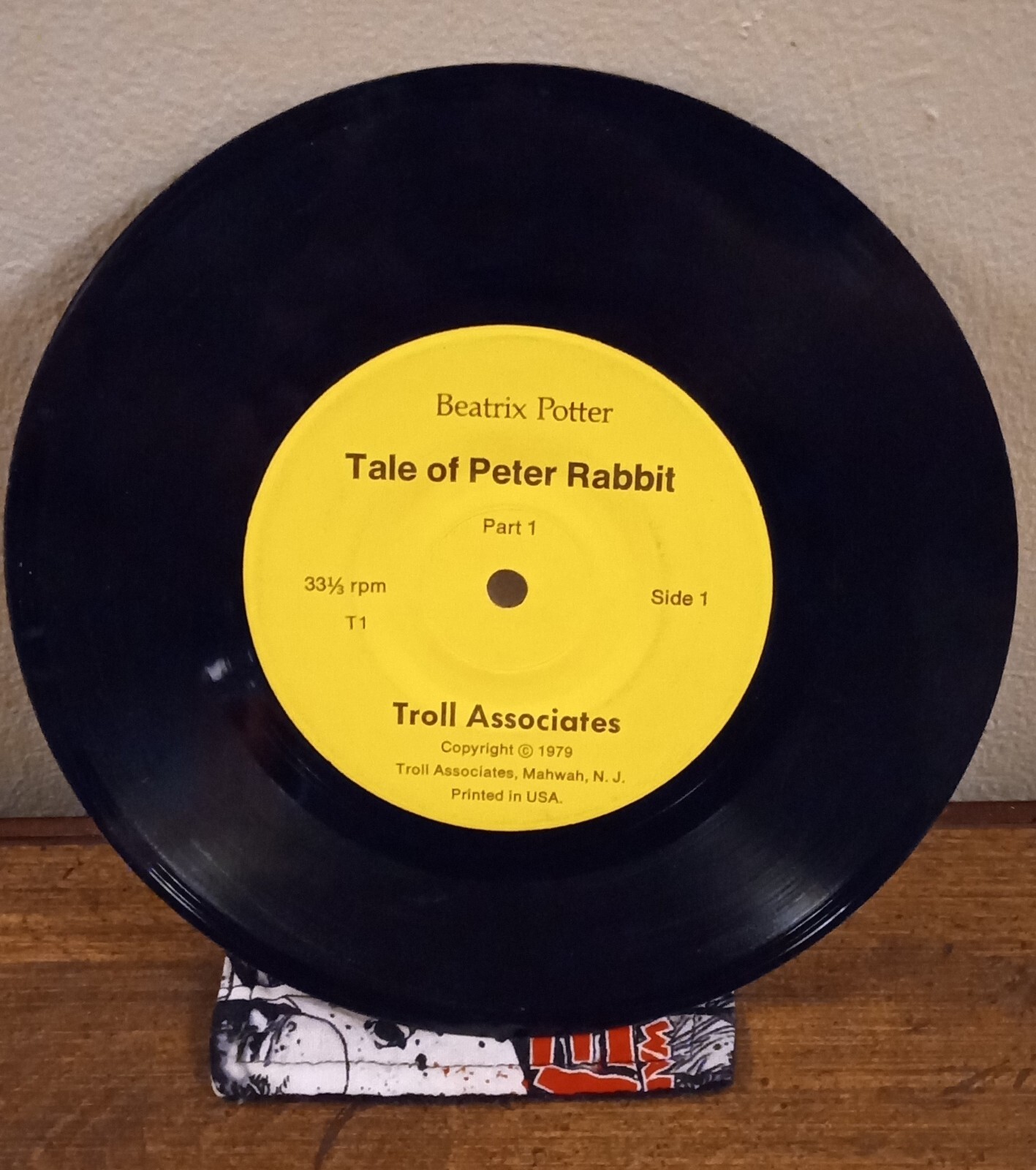33 RPM LP 7" Record Beatrix Potter Tale Of Peter Rabbit 1979 Troll ...