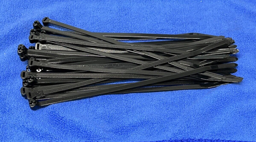 THOMAS & BETTS ~ TY525MX ~ SELF-LOCK BLACK NYLON CABLE TIES (LOT OF 100 ...