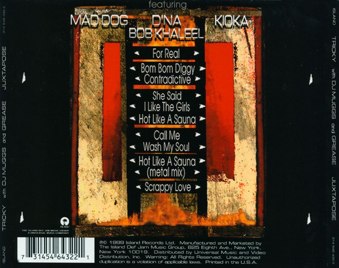 TRICKY JUXTAPOSE NEW CD 731454643221| eBay