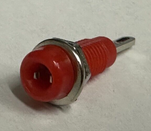 Maplin Red 2mm Test Socket Connector, Panel Mounted, HF47B | eBay