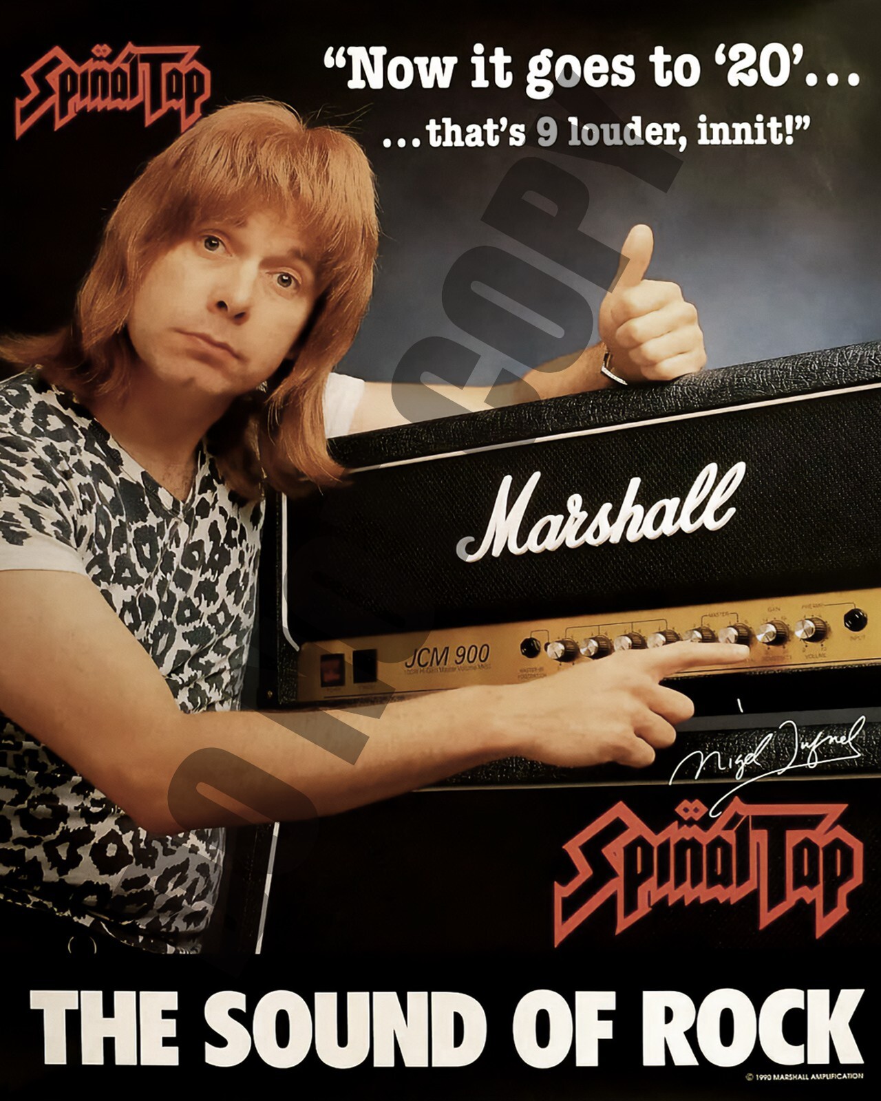 This is Spinal Tap Nigel Tufnel Marshall Amp Promo Magazine Flyer Ad ...