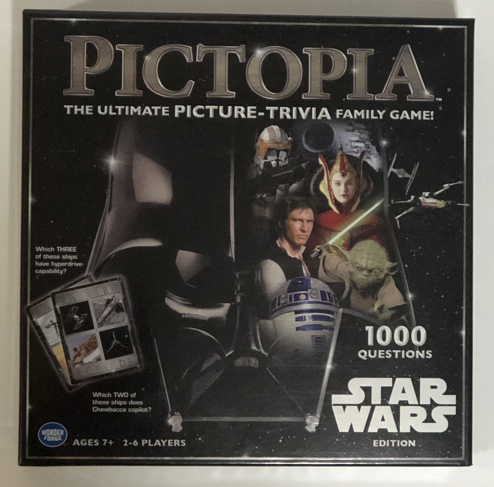 2016 Wonder Forge Star Wars Edition Pictopia Trivia Game for sale ...