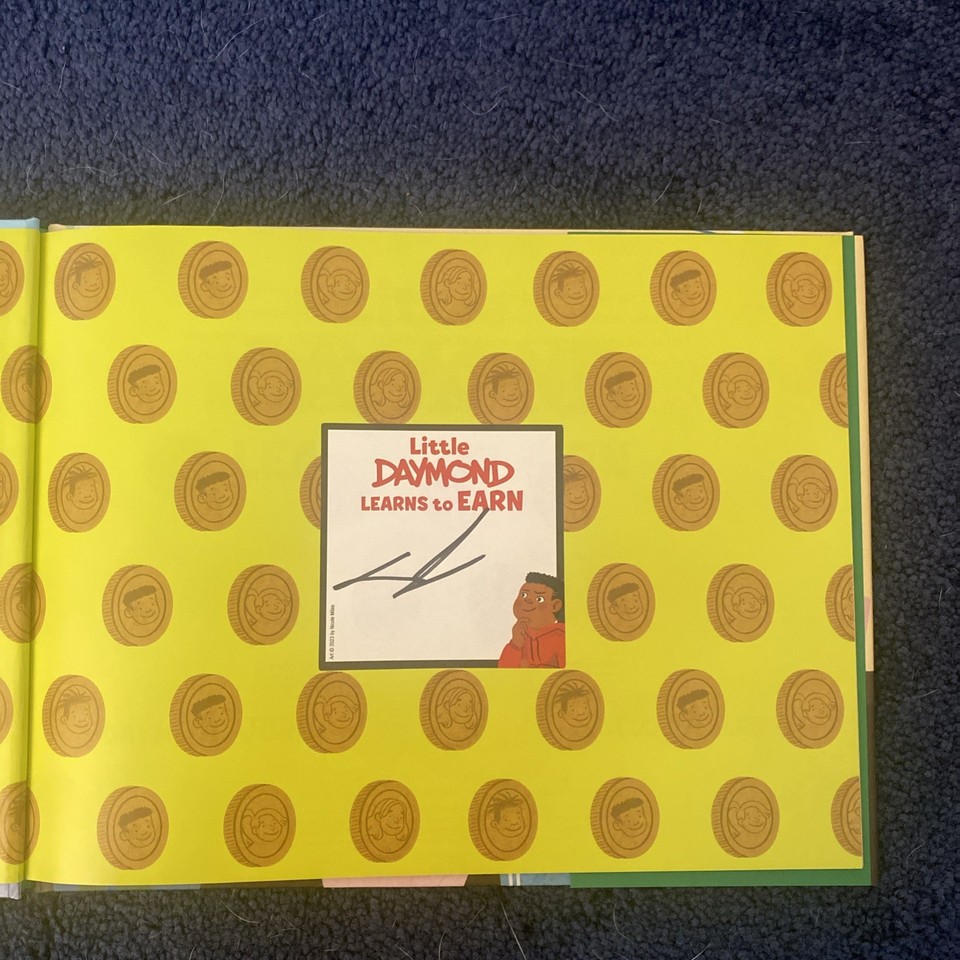 Daymond John Signed Little Daymond Learns To Earn 2023 HC Book 1st ...