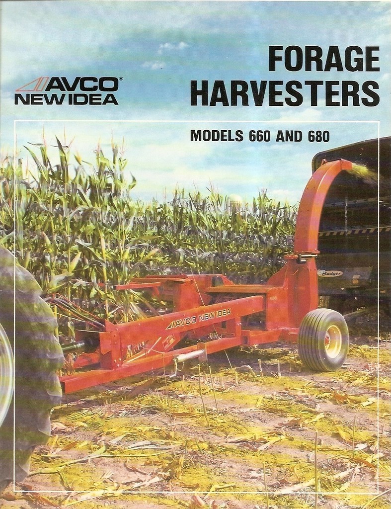 Farm Equipment Brochure - Avco New Idea - 660 680 - Forage Harvester ...