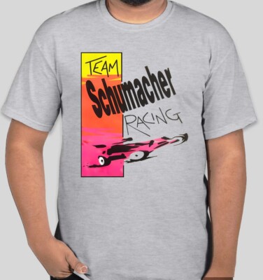 T Shirt TEAM Schumacher S M L XL RACING Vintage RC Cougar Cat Procat ...