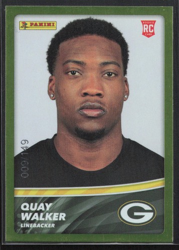 2022 Panini Sticker & Card Quay Walker Yellow Rookie #9/149 Packers | eBay