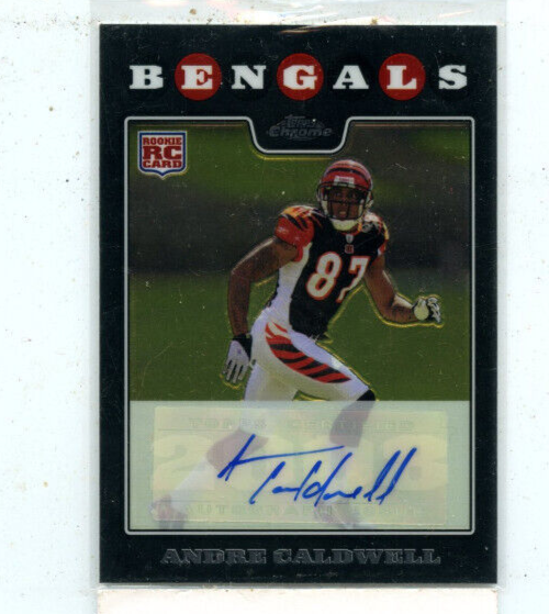 ANDRE CALDWELL 2008 Topps Chrome Rookie Autographs Auto #TC212 Bengals ...