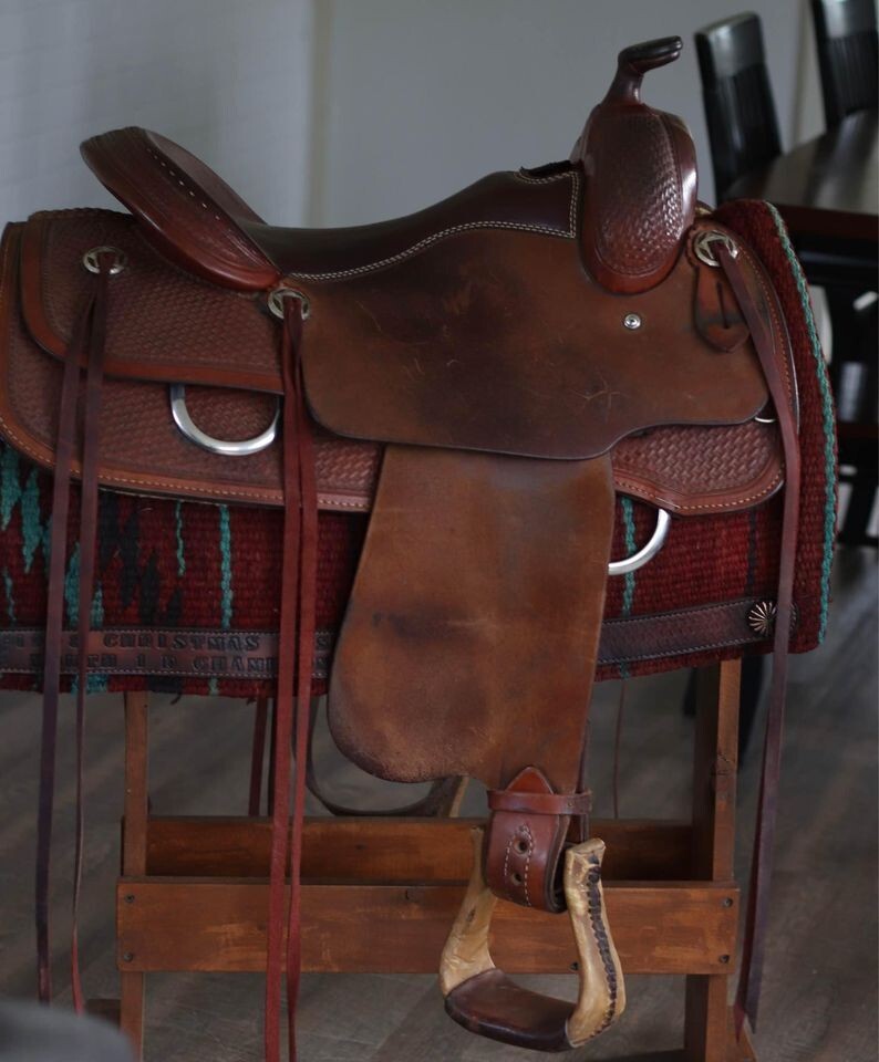 16" Jack Brainard Reining Saddle | eBay