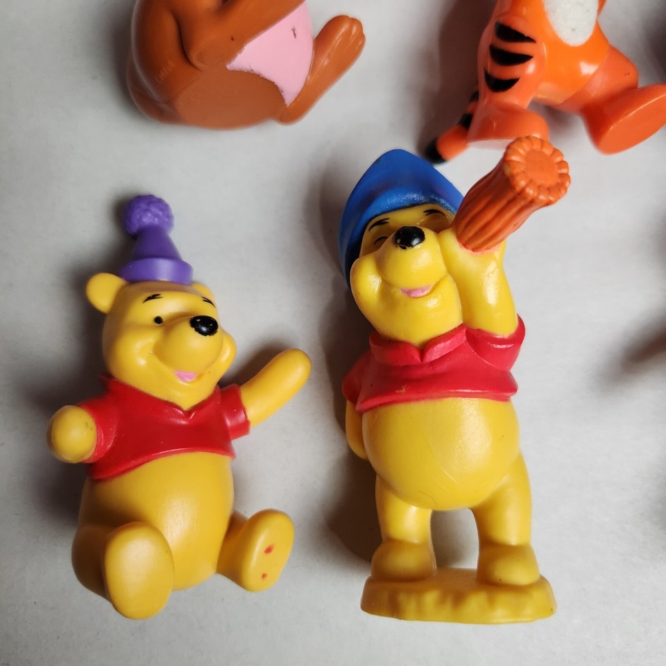 Lot of 6 Disney Winnie The Pooh, Eeyore, Kanga & Roo, Tigger PVC ...