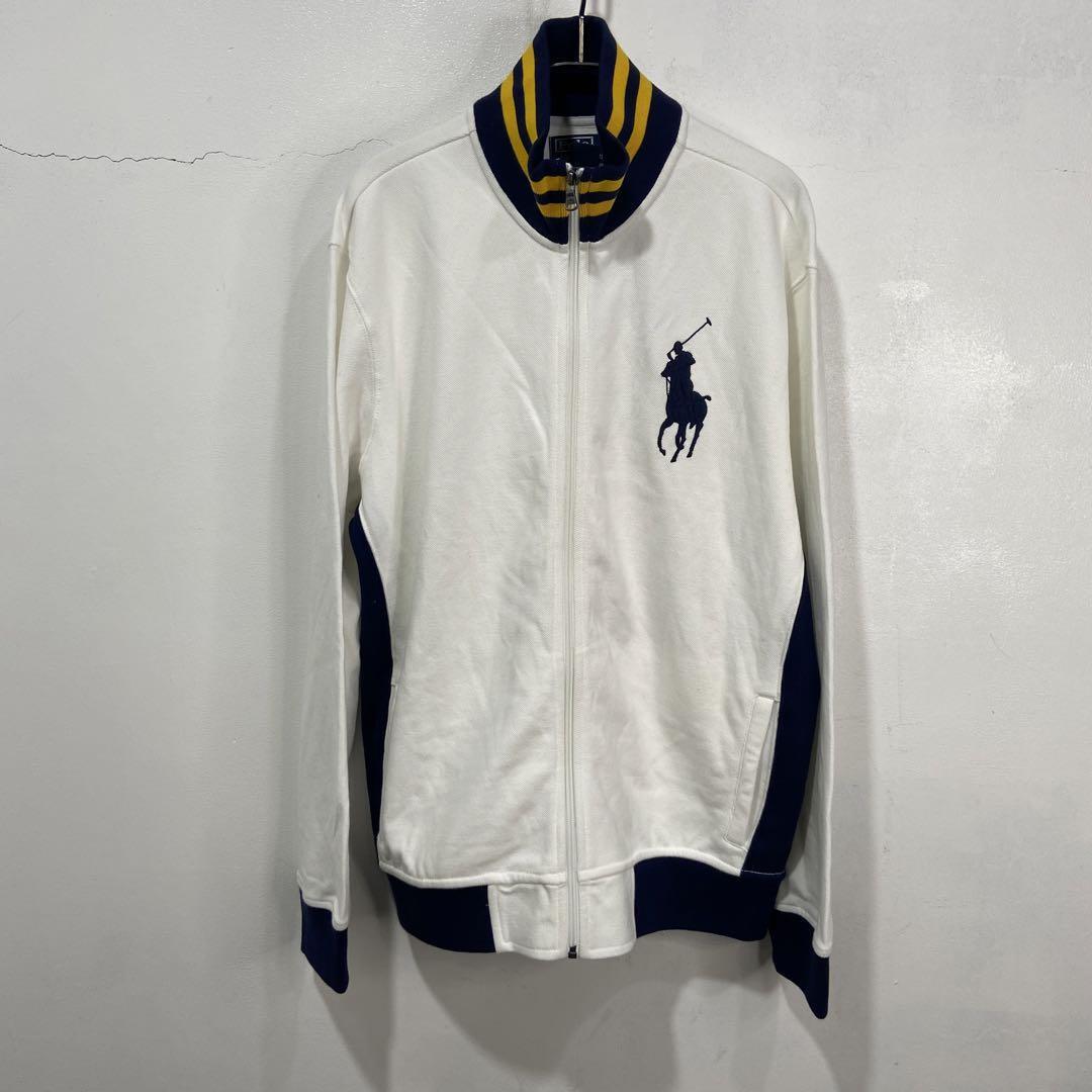Polo Ralph Lauren White Big Pony Track Jacket L New w… - Gem