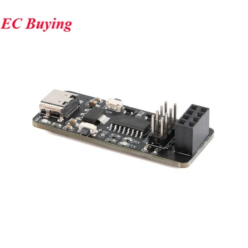 ESP-01/01S WiFi Module Adapter Board ESP8266 Serial Port Type-C USB ...