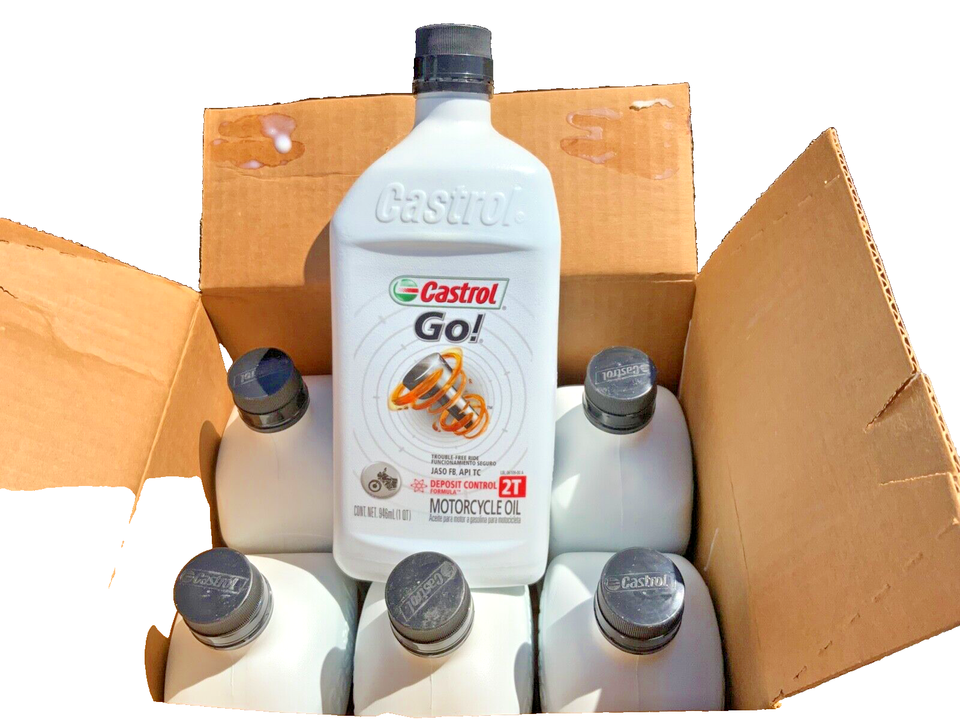 Castrol 2T Conventional Motorcycle Oil 2T Formula 1 Quart 2STROKE | 1qt ...