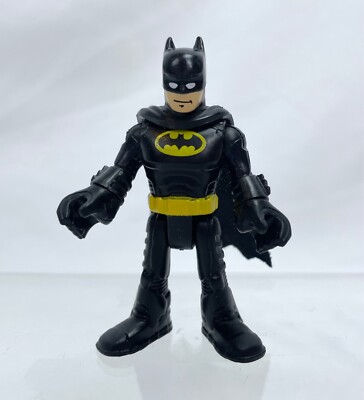 Imaginext DC Comics Super Friends Batman Action Figure Black Cape Mask ...