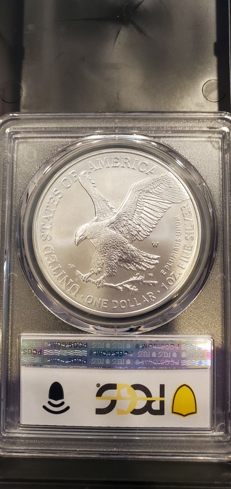 Perfection! 2025-W PCGS SP70 Burnished Silver Eagle | eBay