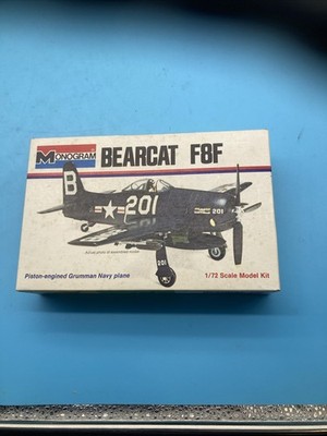 Monogram Bearcat F8F Airplane Model Kit New | eBay