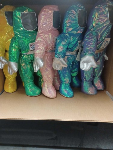 Intel Iridescent Astronaut Suit Vintage 1997 set 13"Tall stuffed toys ...