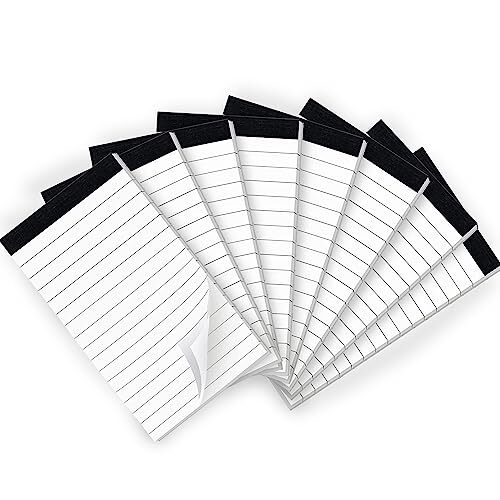 8 Pack Small Notopads Refills Memo Pads 3x5 Inch Lined Writing Note ...