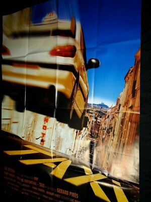 luc besson TAXI marseille affiche cinema 1997 | eBay