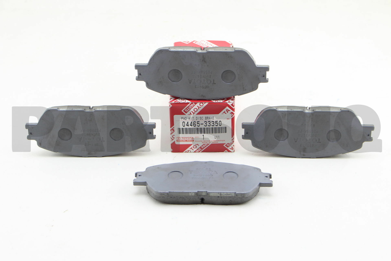 0446533350 Genuine Toyota PAD KIT, DISC BRAKE, FRONT 04465-33350 | eBay
