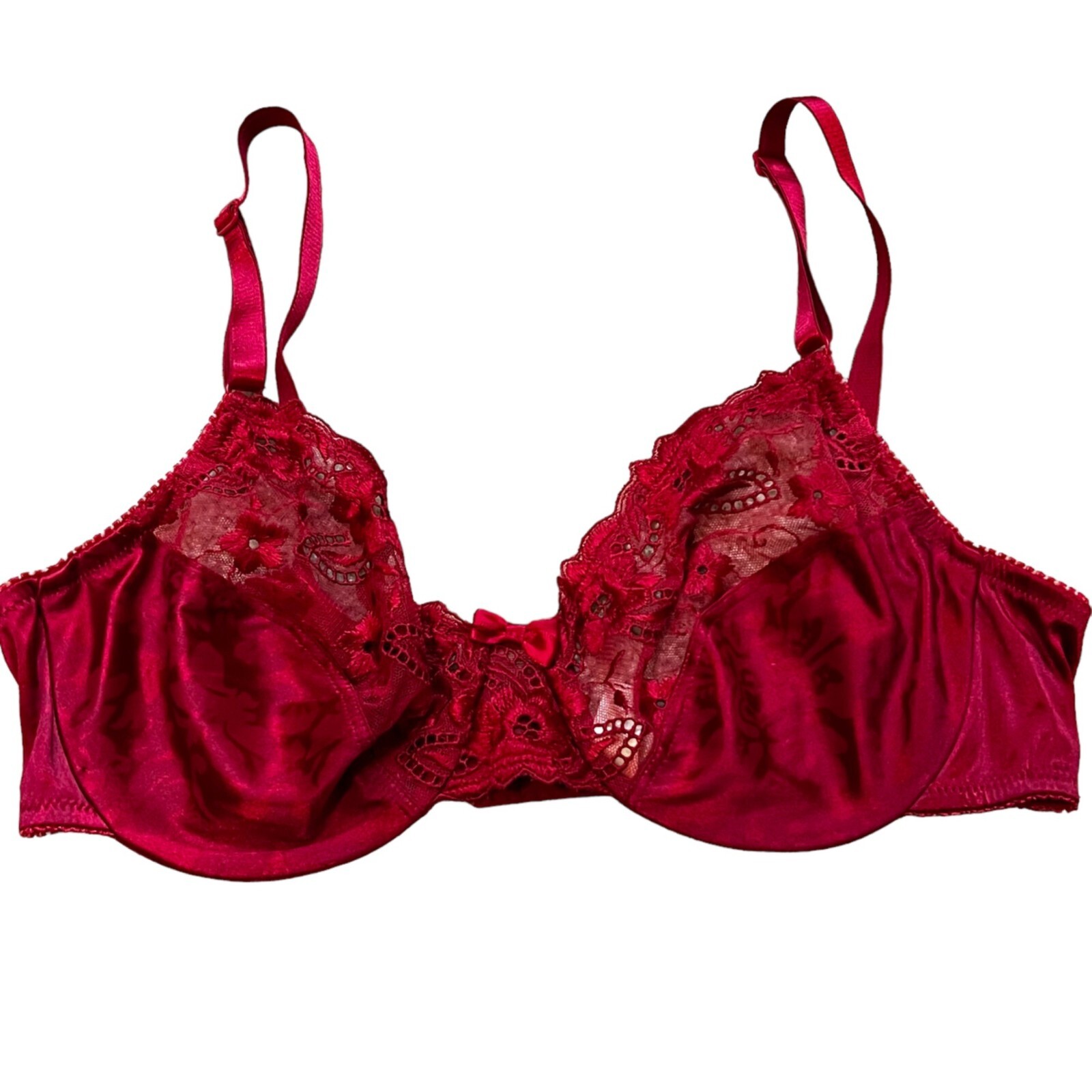 Victoria's Secret Vintage Yellow Label Satin Lace Bra… - Gem