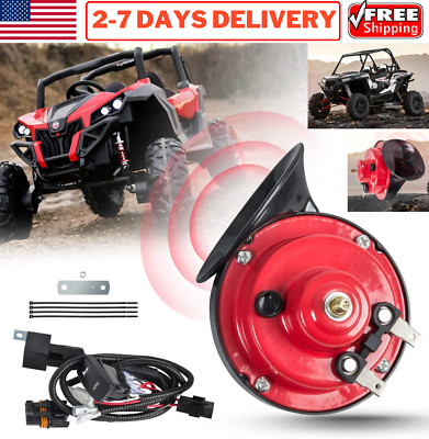 UTV Horn Kit with Rocker Switch for Polaris RZR XP 1000 Honda Can Am ...