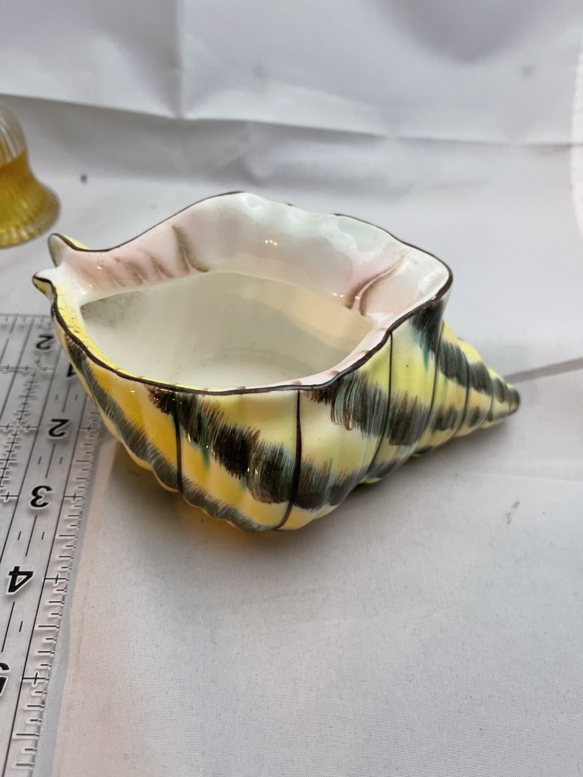 Vtg Napco Shell Shape Ceramic Ashtray Planter Trinket PY 1A1061 Japan ...