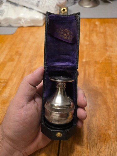 Collins Safety Razor Wind Up Rotating Blade Antique With Case and Extra ...