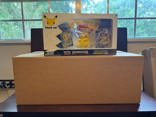 🔥 Pokemon 25th anniversary Pikachu VMax Figure Collection 6 Boxes ...