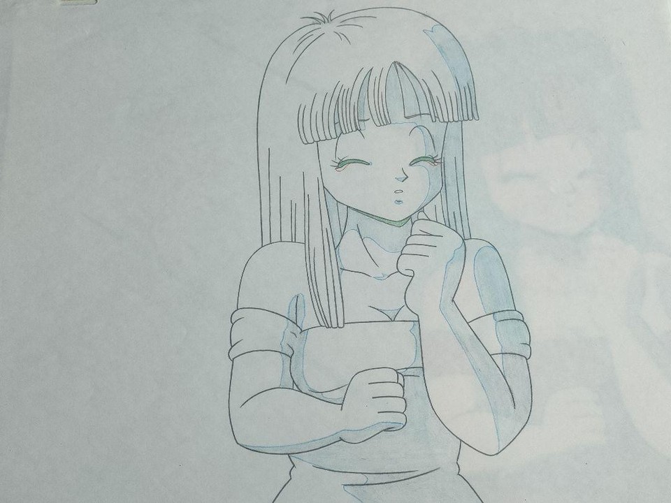 Dragon Ball Marron Animation Cel with Sketch Early Version | eBay