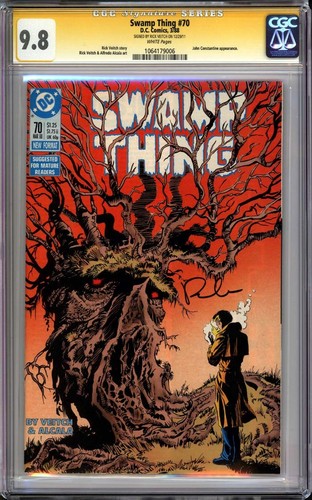 SWAMP THING #70 CGC 9.8 SS RICK VEITCH top census JOHN CONSTANTINE ...