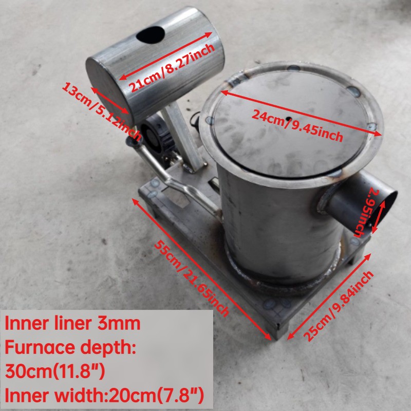 12V Waste Oil Stove Oil Burner Outdoors Cooking Hot Heating Furnace ...