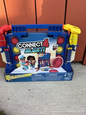 Connect 4 Blast! Game New In Box Children Board Game Interactive ...