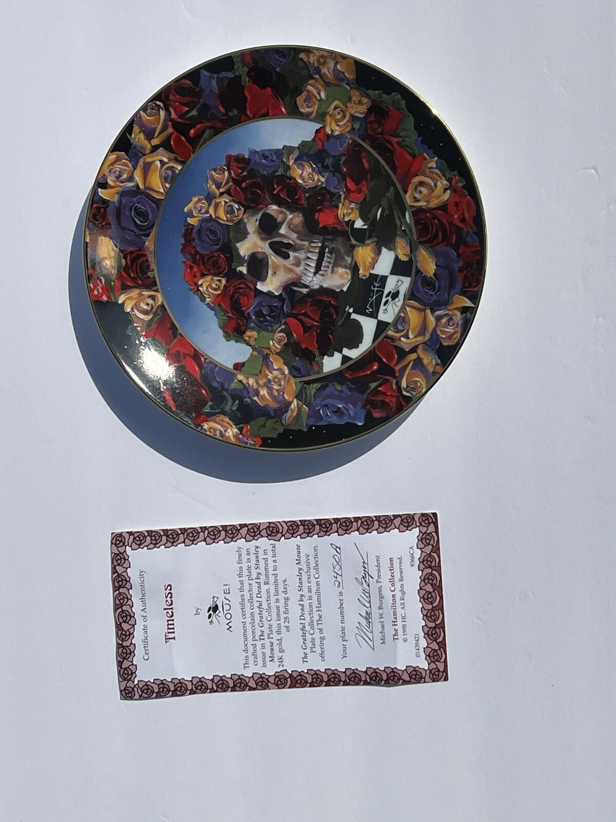 Timeless Grateful Dead Plate | eBay